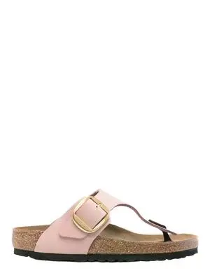 BIRKENSTOCK Gizeh Nubuck-Leather Sandals Pink