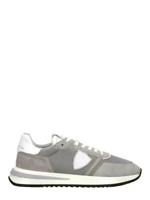 Philippe Model Tropez 2.1 Shield-Shape-Patch Sneakers Grey