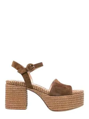 GIANVITO ROSSI Suede Platform Sandals