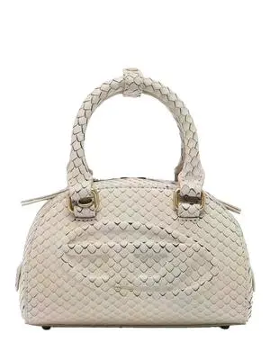 DIESEL® Diesel 1DR Dome Mini Bowling Tote Bag Neutrals