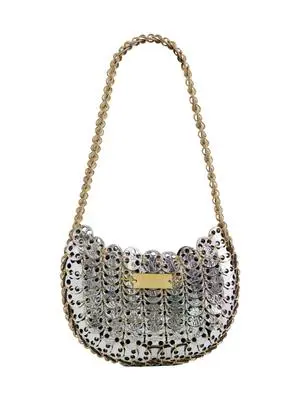 Rabanne Disc Shoulder Bag - Silver