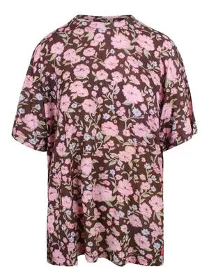 DIESEL® Floral Print T-shirt - Brown