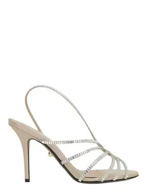 ALEVI MILANO Star Xtal Embellished Sandals - Neutrals