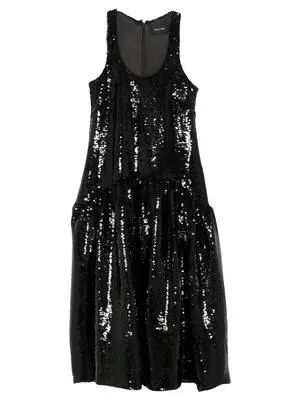 Simone Rocha Sequin-embellished Midi Dress - Black