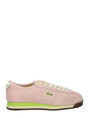 Lacoste Club Low Mesh Panelled Sneakers - Pink