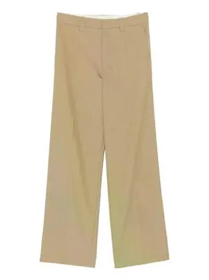 LEMAIRE Tailored Wide Leg Trousers - Green