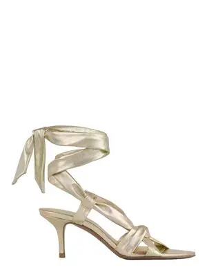 Ba&sh Covilla Tie-detail Sandals - Gold