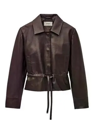 Ba&sh Manita Drawstring Jacket Red