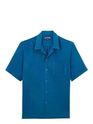 Vilebrequin Short-sleeve Bowling Shirt - Blue