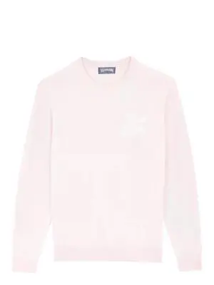 Vilebrequin Jacquard Turtle Crew-neck Sweater - Pink