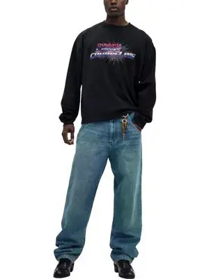 WILLY CHAVARRIA Crisis Counseling Long-sleeve T-shirt - Black
