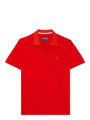 Vilebrequin Embroidered-logo Polo Shirt - Red