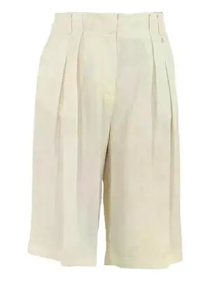 TWINSET Pleated Shorts - Neutrals