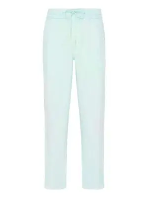 Vilebrequin Linen Drawstring Trousers - Blue