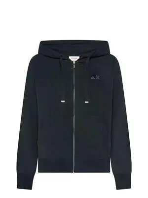 SUN 68 Logo-detail Hoodie - Blue
