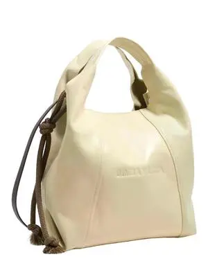 BIMBA Y LOLA Embossed Tie Shoulder Bag