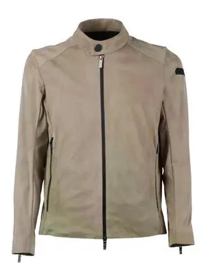 RRD - ROBERTO RICCI DESIGN Logo-patch Biker Jacket - Neutrals