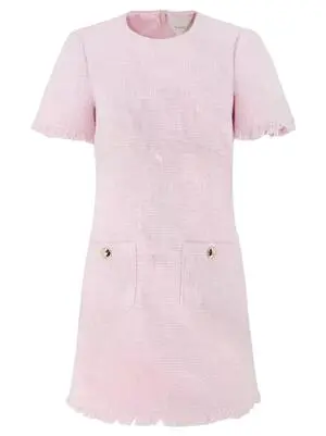 Cinq À Sept Henriette Fringed Mini Dress - Pink