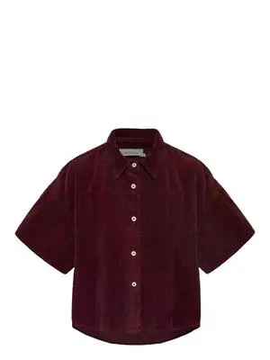 American Vintage Padow Corduroy Shirt - Red