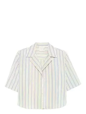FORTE_FORTE Striped Shirt - Neutrals