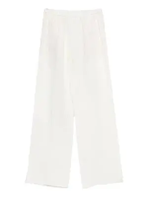 FORTE_FORTE Elasticated Trousers White
