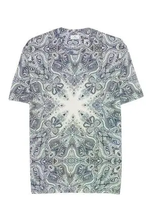 Etro Paisley-print T-shirt - Blue
