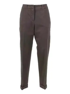 Peserico Tapered Trousers - Brown