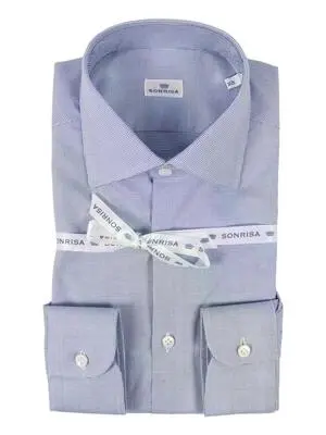 SONRISA Textured Shirt - Blue