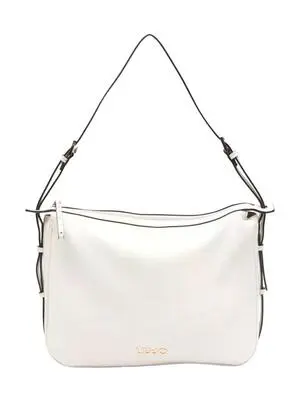 Liu Jo Medium Zip Leather Shoulder Bag - Neutrals