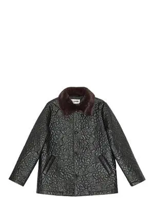 OPÉRASPORT Floral Quilted Jacket - Black