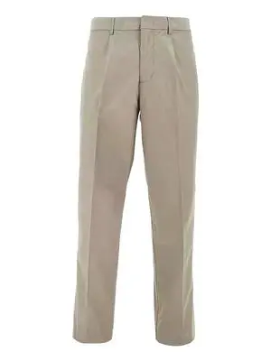 Emporio Armani Pleated Trousers - Neutrals