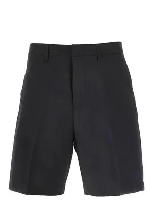 Emporio Armani Belt Loops Bermuda - Black