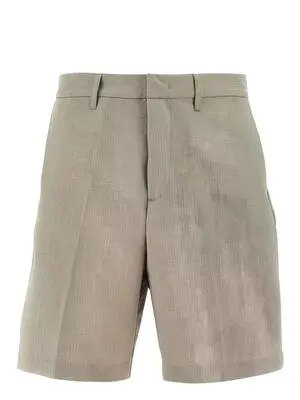 Emporio Armani Side Pockets Bermuda Shorts - Neutrals