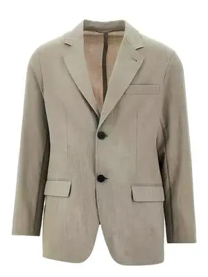 Emporio Armani Button Single Blazer - Neutrals