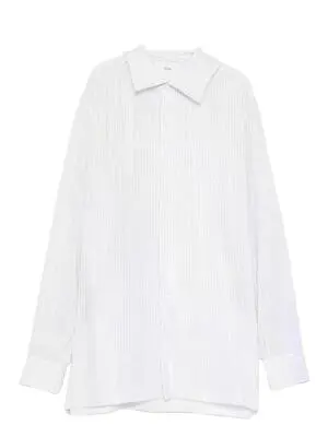 SETCHU Striped Shirt - White