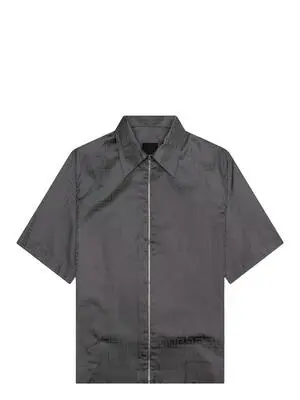Givenchy Zipped Patterned Shirt - Grey