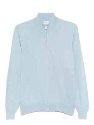 GRAN SASSO Zip-fastening Cardigan - Blue