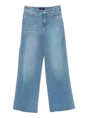 MARCCAIN Five-pocket Wide Leg Jeans - Blue