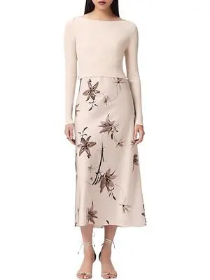 ALLSAINTS Hera 2-in-1 Dress - Petra Cream White