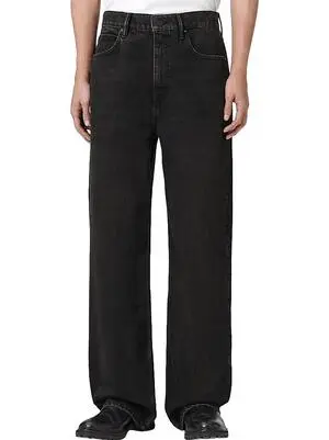 ALLSAINTS Lenny Wide Fit Jeans - Overdyed Brown