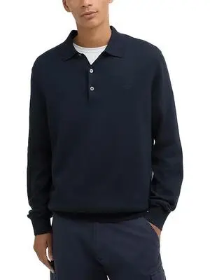 Barbour Pima Knit Polo Shirt - Navy