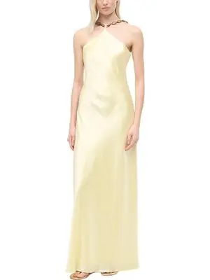 Staud Staud Cadence Maxi Dress Key Lime