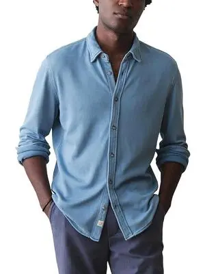 Marine Layer Pacifica Stretch Shirt - Indigo