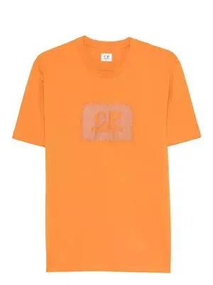 C.P. COMPANY Logo T-shirt - Orange