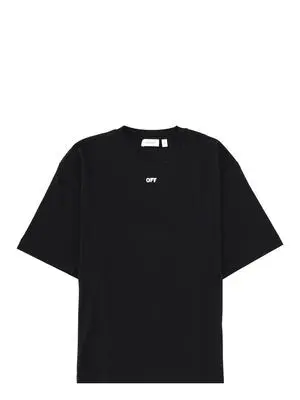 Off-White T-shirt With Logo Black