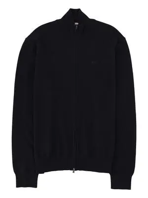 BOSS Cardigan With Logo - Blue