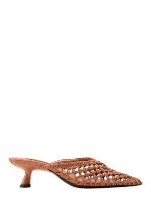 SIMONMILLER Gala Knotted Mules - Neutrals