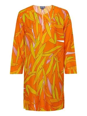 Vilebrequin Three-quarter Sleeve Kaftan - Orange