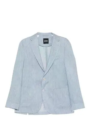 BOSS Chest-pocket Blazer - Blue