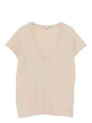 JAMES PERSE V-Neck T-Shirt Neutrals